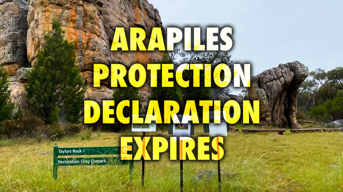 Arapiles Protection Declaration Expires | Save Grampians Climbing